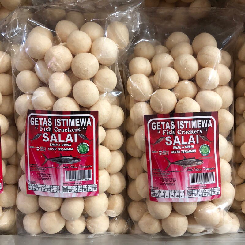 Jual Getas Bangka Bulat Super Cap Salai - Getes Ikan Tenggiri - Snack ...