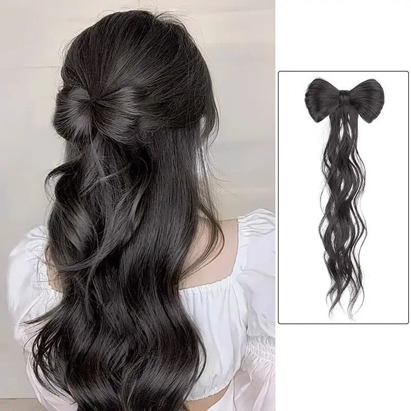 Jual Hairclip Model Pita Jepit Rambut Palsu Ponytail Korean Style ...