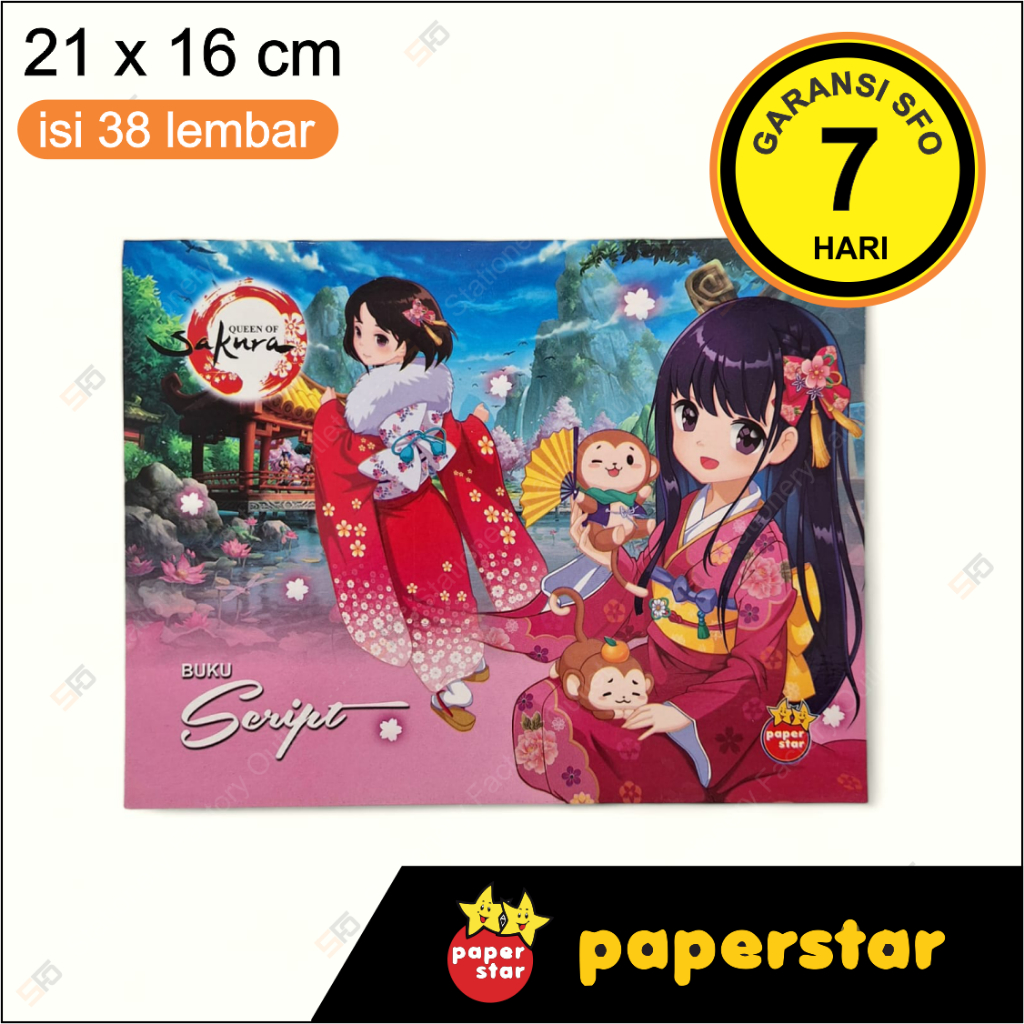 Jual Buku Script isi 38 Satuan - Paper Star - SFO Semarang Official ...