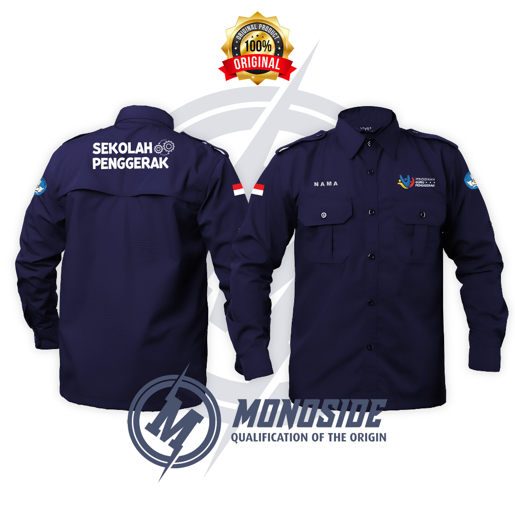Jual KEMEJA PDL PDH KEMEJA KANTOR KEMEJA LAPANGAN KEMEJA GURU PENGGERAK ...