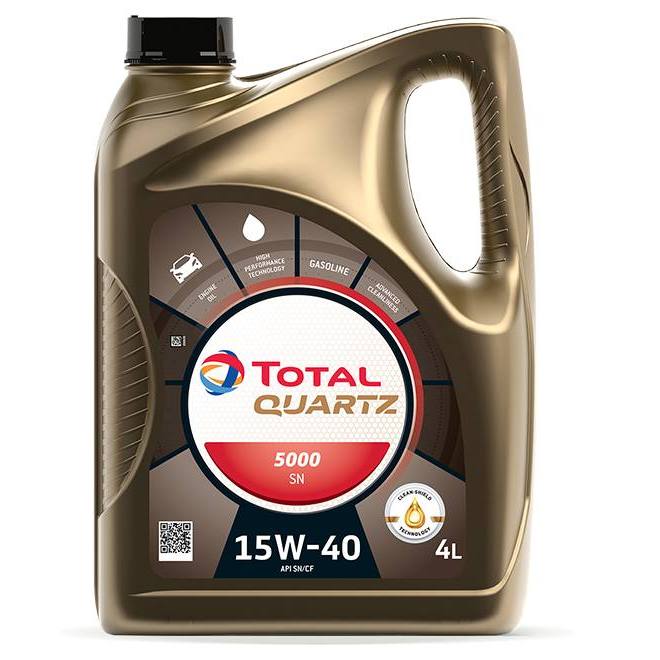 Jual Oli Total Quartz 5000 SN 15W-40 4Liter Mobil | Shopee Indonesia