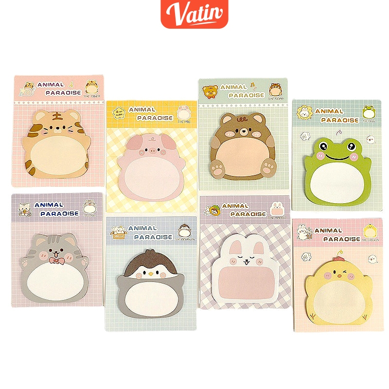 Jual Sticky Notes Motif HewanTempelan Kertas Catatan Memo Note Karakter ...