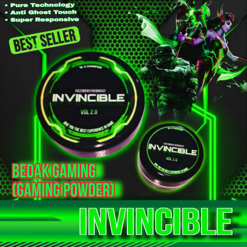 Jual Bedak Gaming Gaming Powder Premium Invincible Ukuran Reguler dan ...