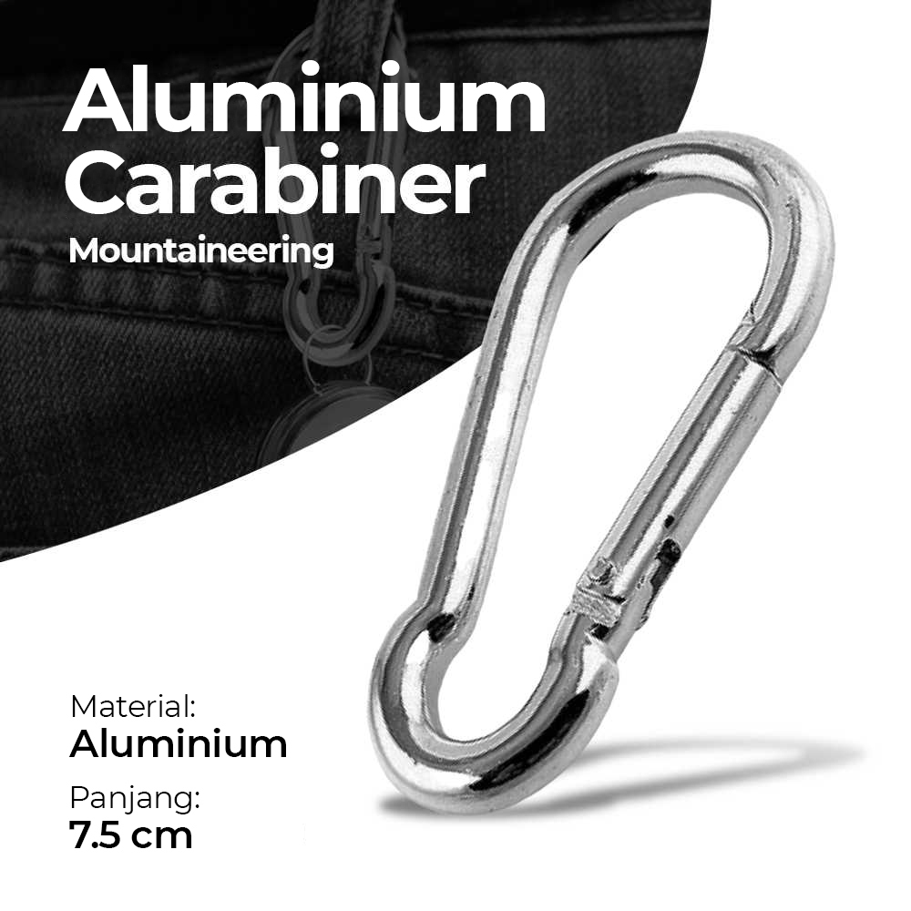 Jual Gantungan Carabiner Karabiner Aluminium Mountaineering Gantungan ...