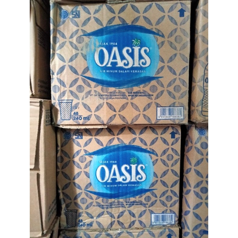 Jual Oasis Gelas 240 ml ( 1 dus 48 Pcs) | Shopee Indonesia