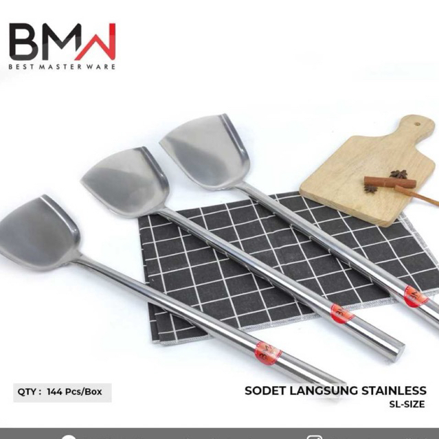 Jual Sendok Goreng/Sodet Sutil FULL Stainless Besar/Jumbo Kuat Kokoh ...