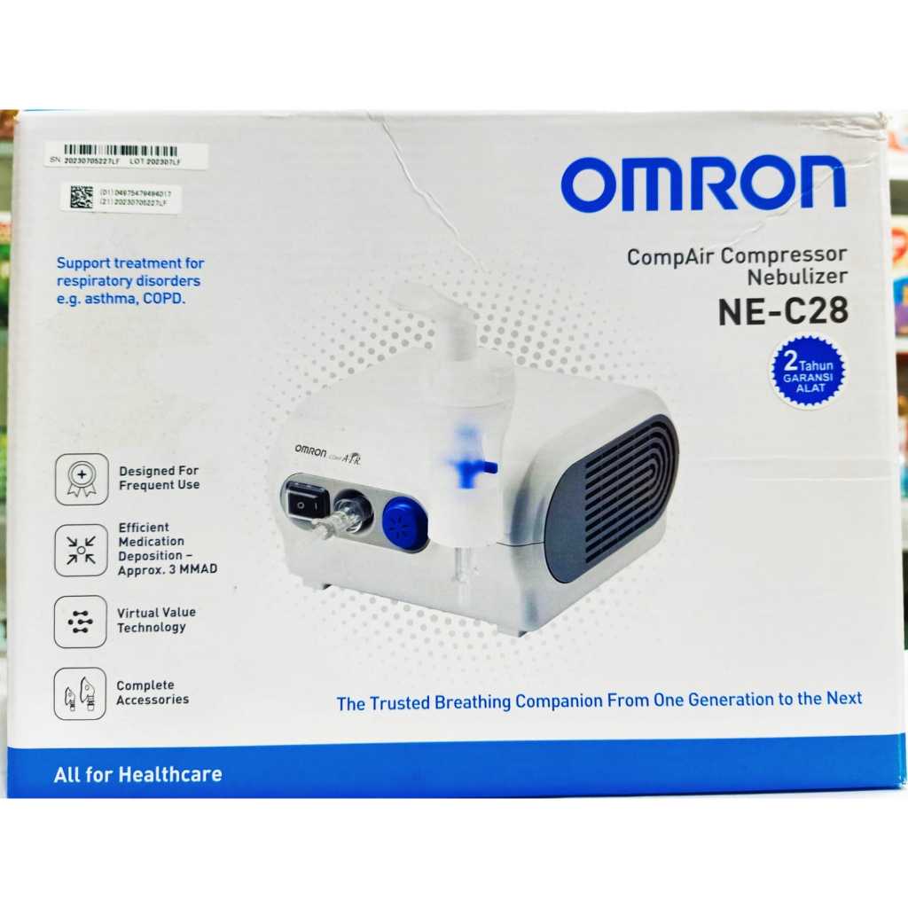Jual OMRON COMPAIR COMPRESSOR NEBULIZER (NE-C28) - ALAT NEBU UNTUK ANAK ...