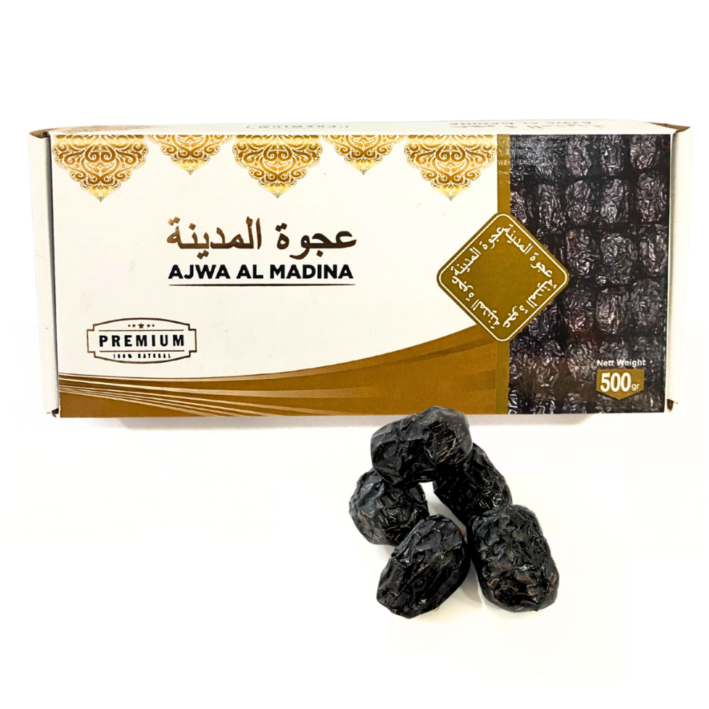 Jual Kurma Ajwa (GB) Al Madina Premium 500gr | Kurma Ajwa Madinah ...