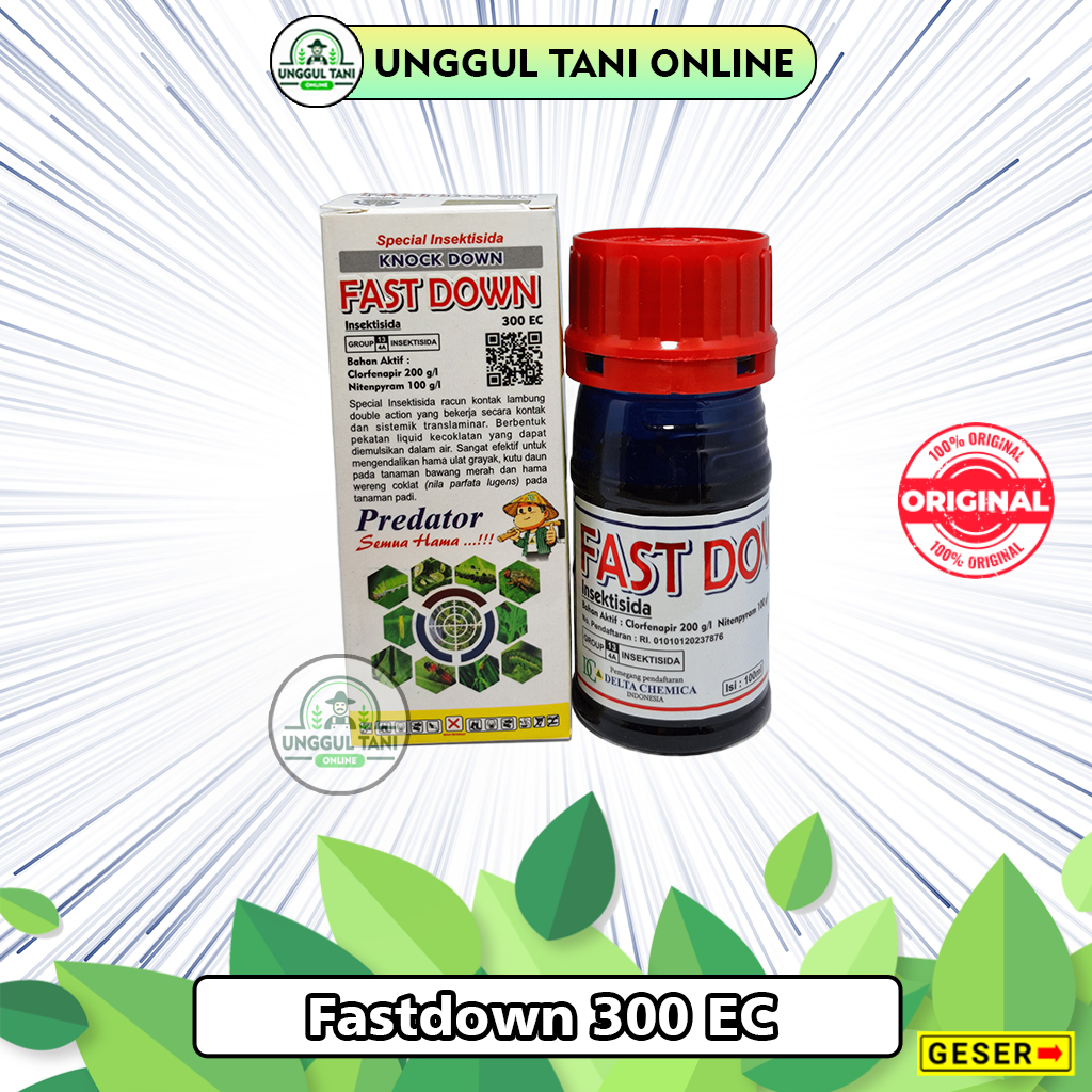 Jual Insektisida FASTDOWN 300 EC 100.ML Racun Ulat/Obat Ulat Grayak ...