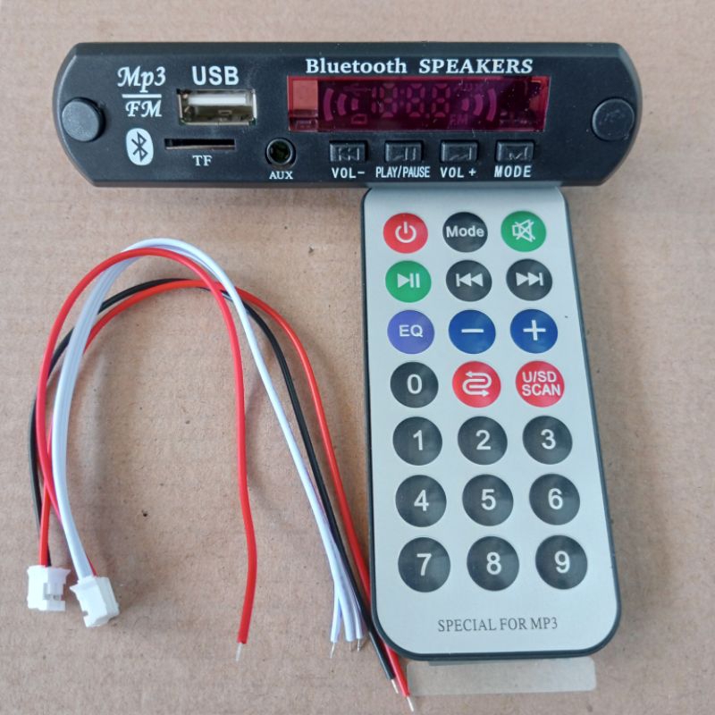 Jual Module Kit MP3 Bluetooth Modul Kit MP3 Player USB RADIO Micro SD ...