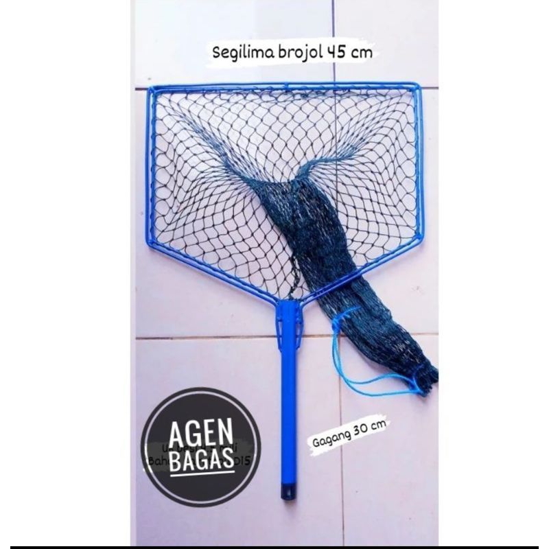 Jual Serok ikan brojol benang troll d12 asli.Serok ikan Besar.Serok ...