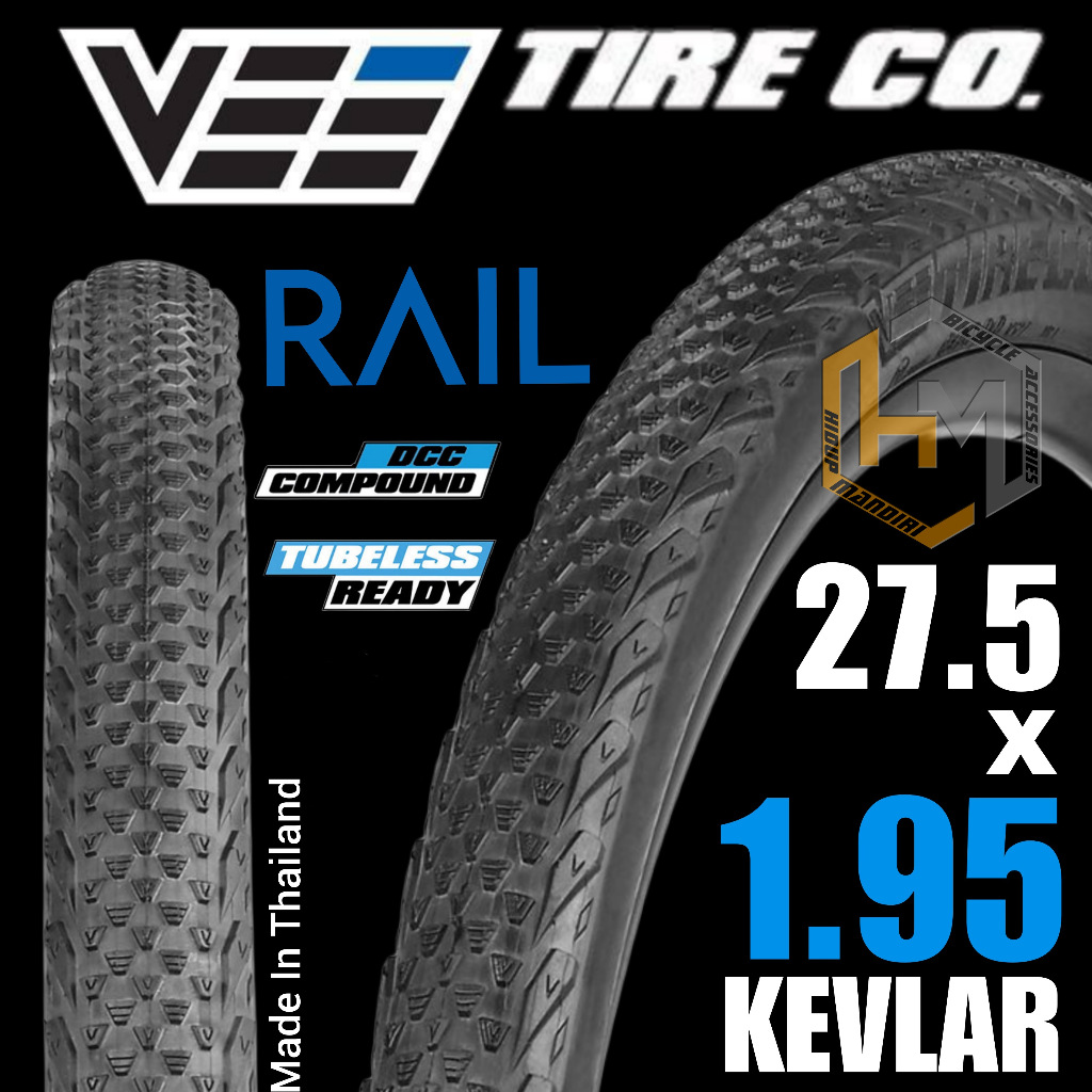 Jual Ban Luar Sepeda Vee Tire Co RAIL 27.5 x 1.95 KEVLAR Lipat Tubeless ...