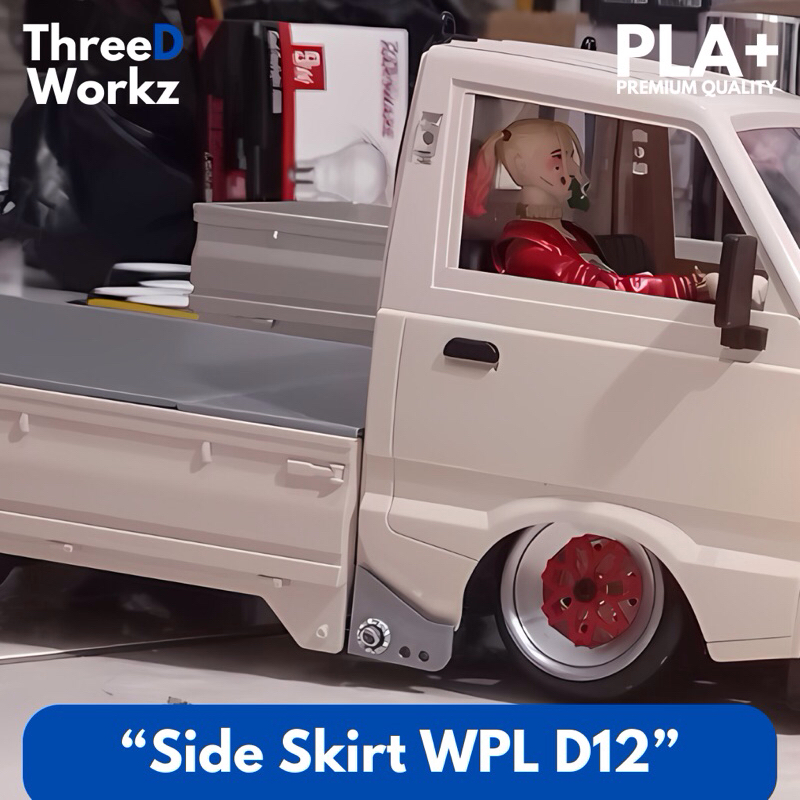 Jual SIMPLE SIDE SKIRT BODYKIT UNTUK RC WPL D12 1:10 RACING DRIFT ...