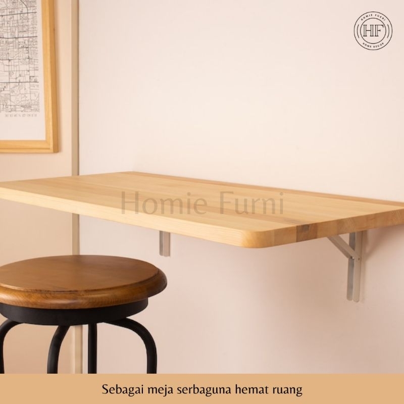 Jual Meja Lipat Dinding (wall folding table) 60x40cm | Shopee Indonesia