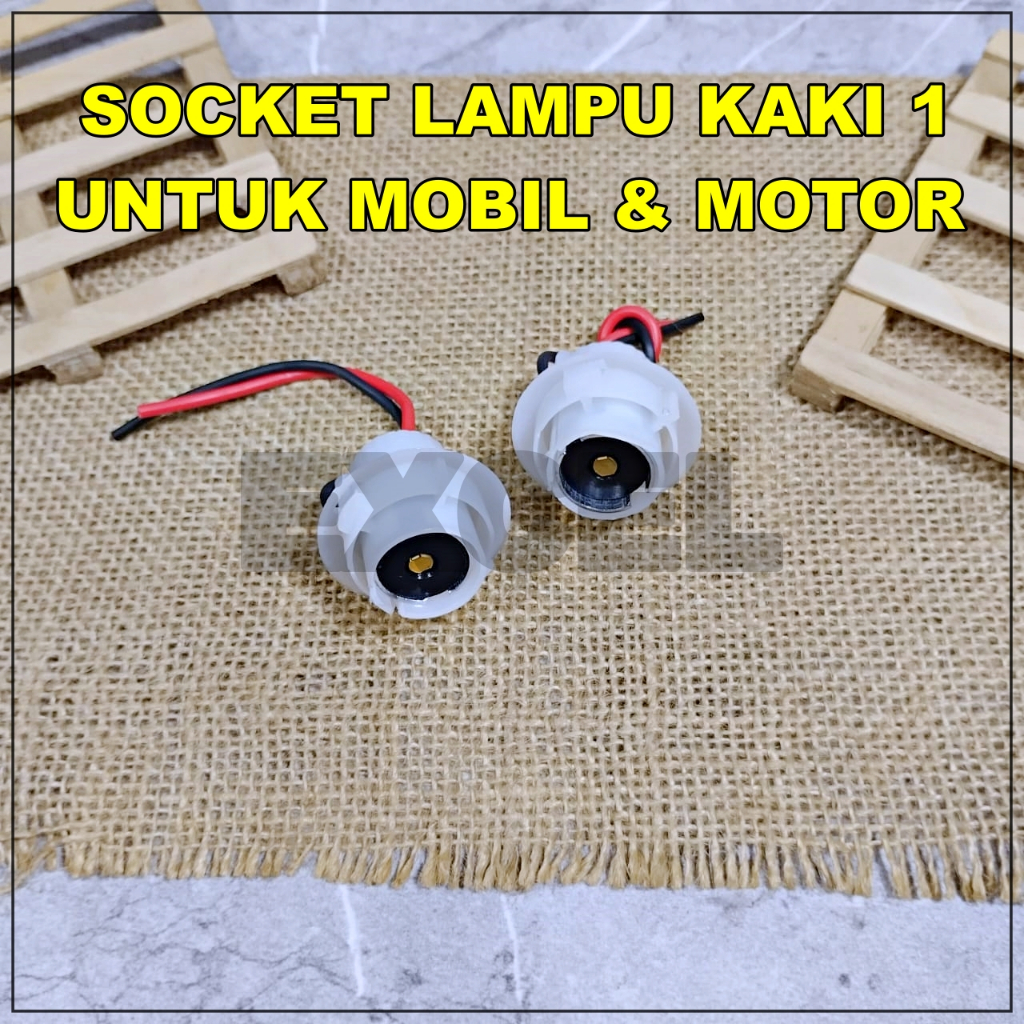 Jual SOCKET FITTING LAMPU SEN KAKI 1 / SOKET FITING PLASTIK RUMAH ...