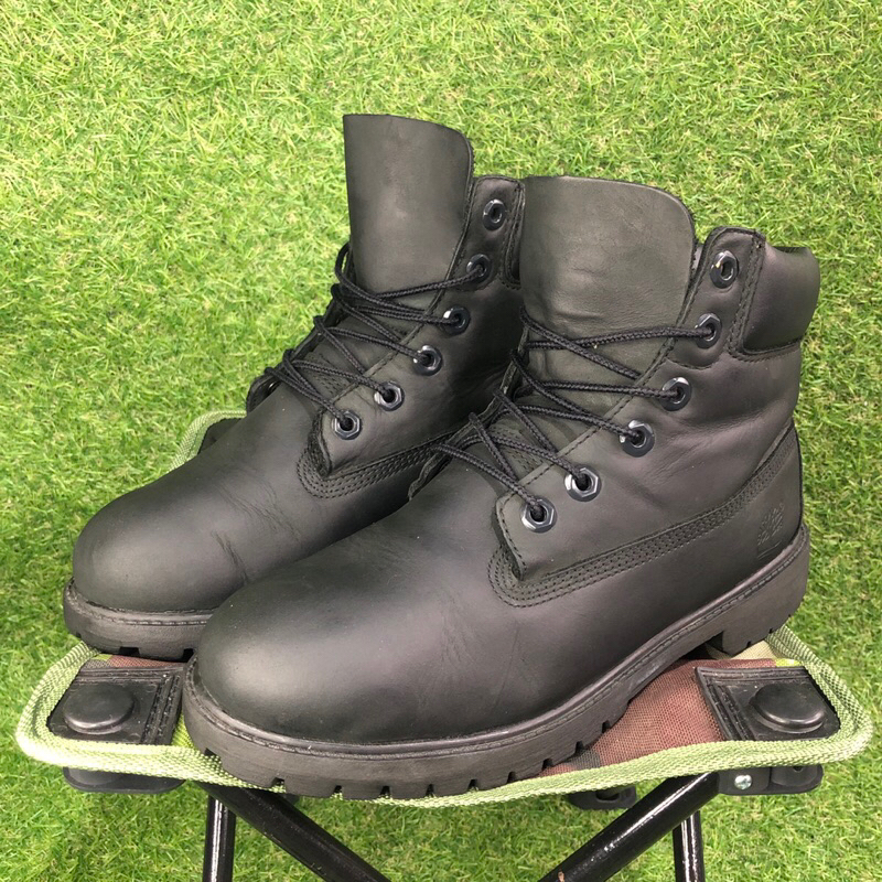 Jual Timberland Icon 6 Inch Black Leather Boots Preloved | Shopee Indonesia