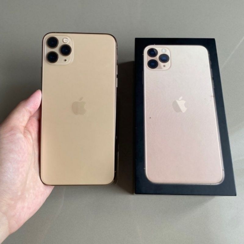Jual iphone 11 pro max 256Gb gold Ex ibox / iphone 11 promax Gold 256 ...