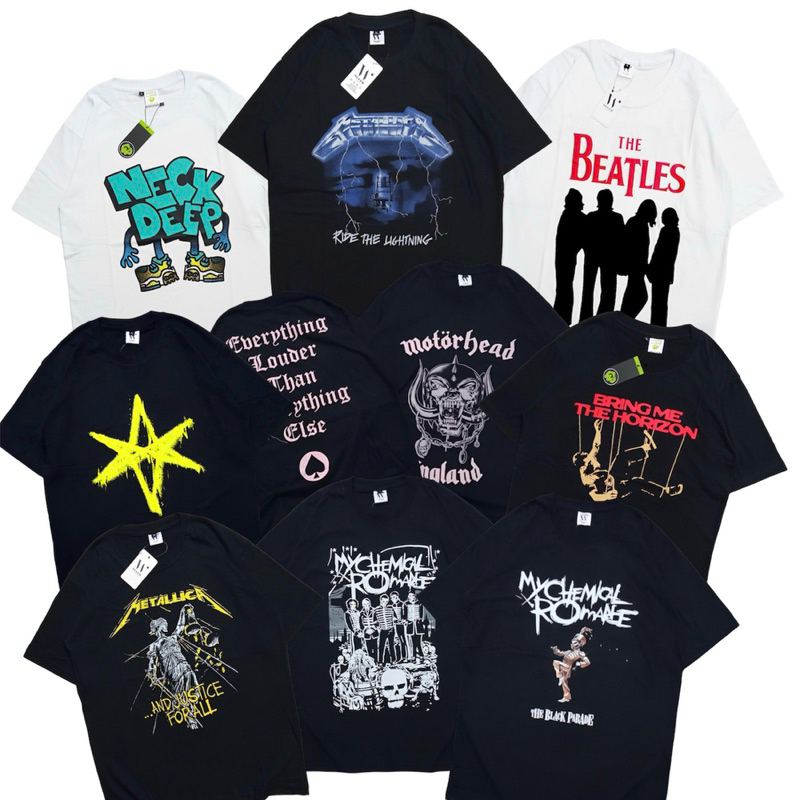 Jual KAOS BAND - KAOS METALLICA - KAOS BRING ME THE HORIZON - BMTH ...