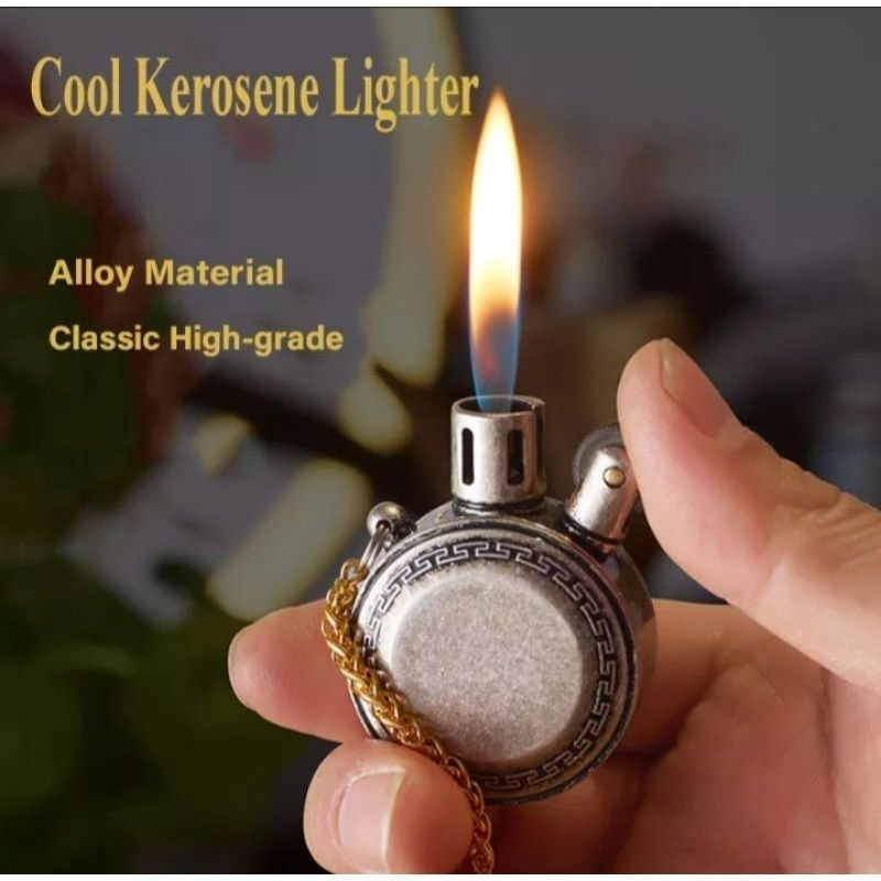 Jual Korek Api Retro Pocket Classic Vintage 1952 Mode Lighter Liontin ...