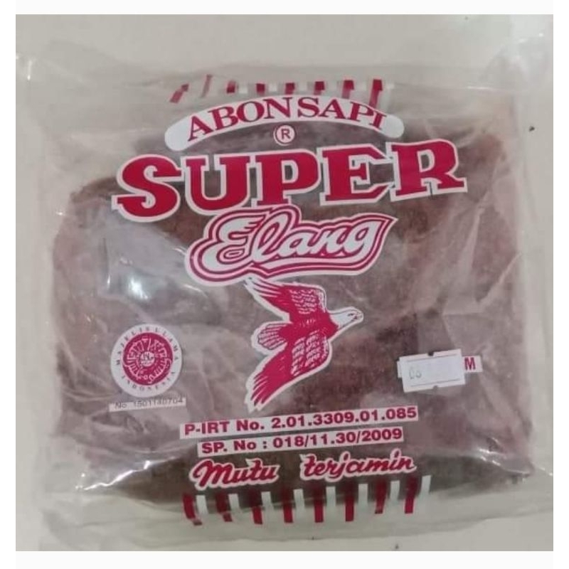 Jual Abon Sapi Super Cap Elang Kemasan 500gr / setengah kg | Shopee ...