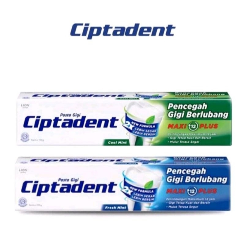 Jual ciptadent pasta gigi maxi 12 plus jumbo 225g | Shopee Indonesia