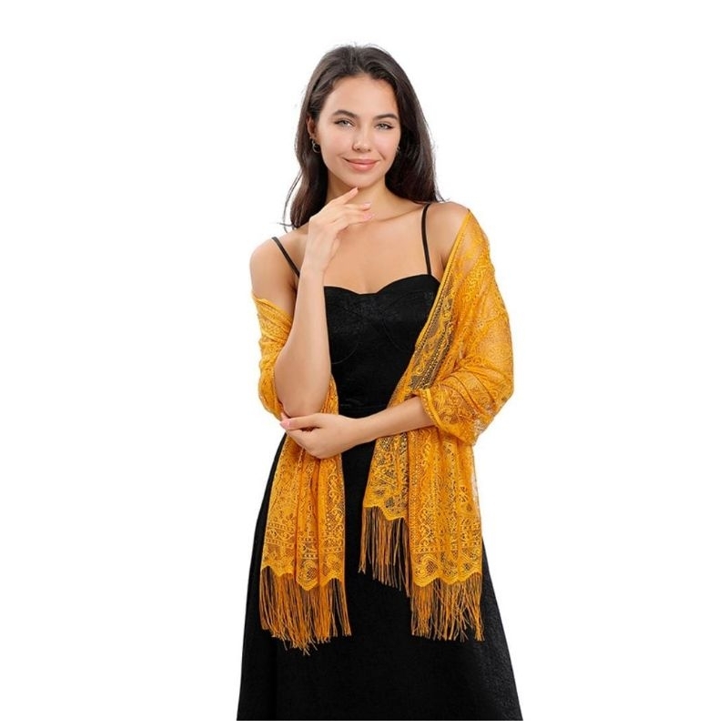 Jual PASHMINA LACE SCARF| SHAWL SYAL SCARVES SELENDANG DRESS VEIL HIJAB BRIDESMAID HAMPERS ...