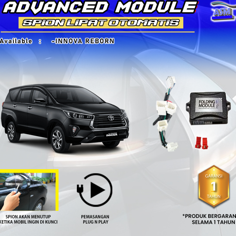 Jual Modul Retract Spion Lipat Toyota Innova Reborn / Fortuner Full ...