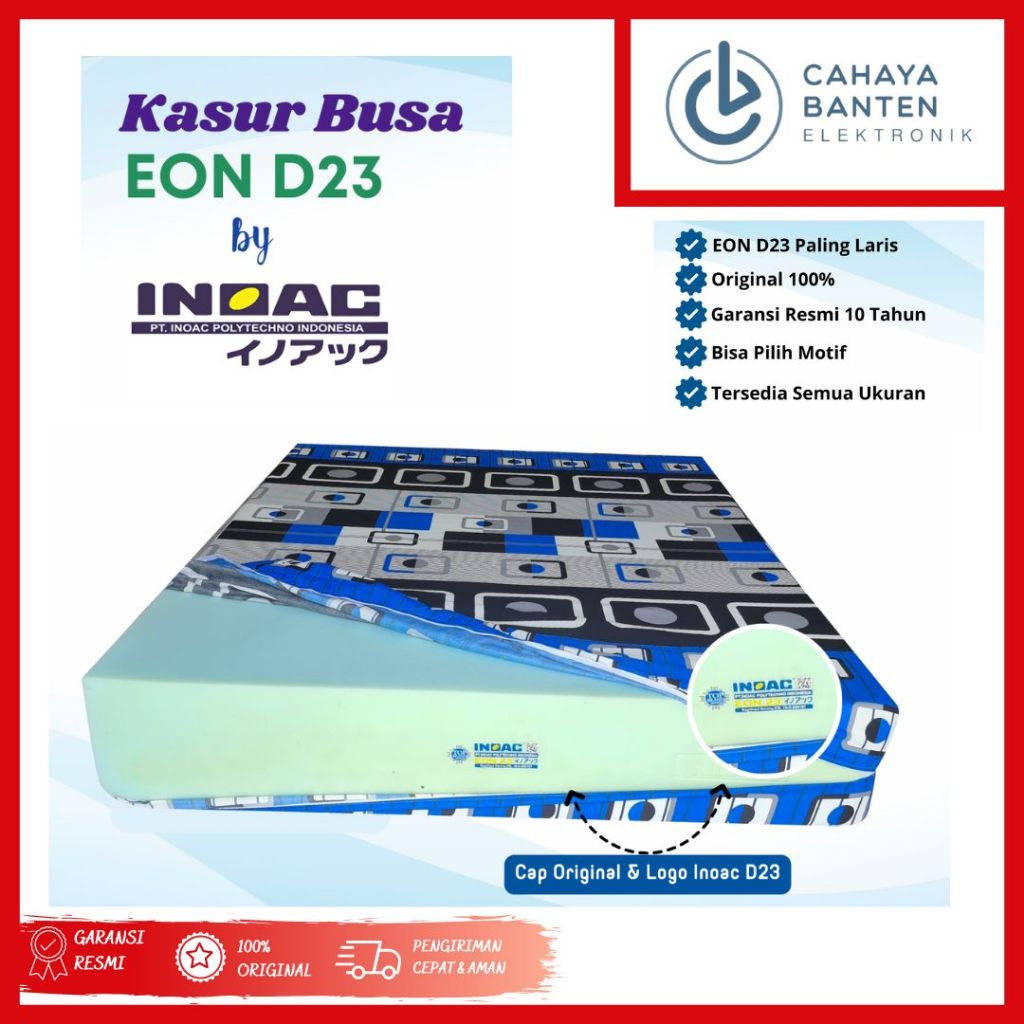 Jual Kasur Busa INOAC EON LG garansi 10thn ( Busa Dalam Biru) | Shopee ...