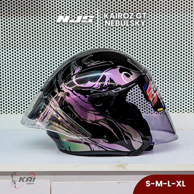 Jual HELM NJS KAIROZ GT NEBULSKY ORIGINAL | Shopee Indonesia