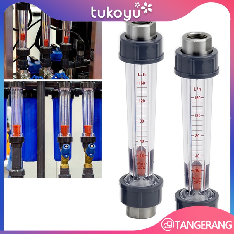 Jual Rotor Flow Meter LZS-15D(100-1000L/H)/Rotameter Cairan/Water Flow ...