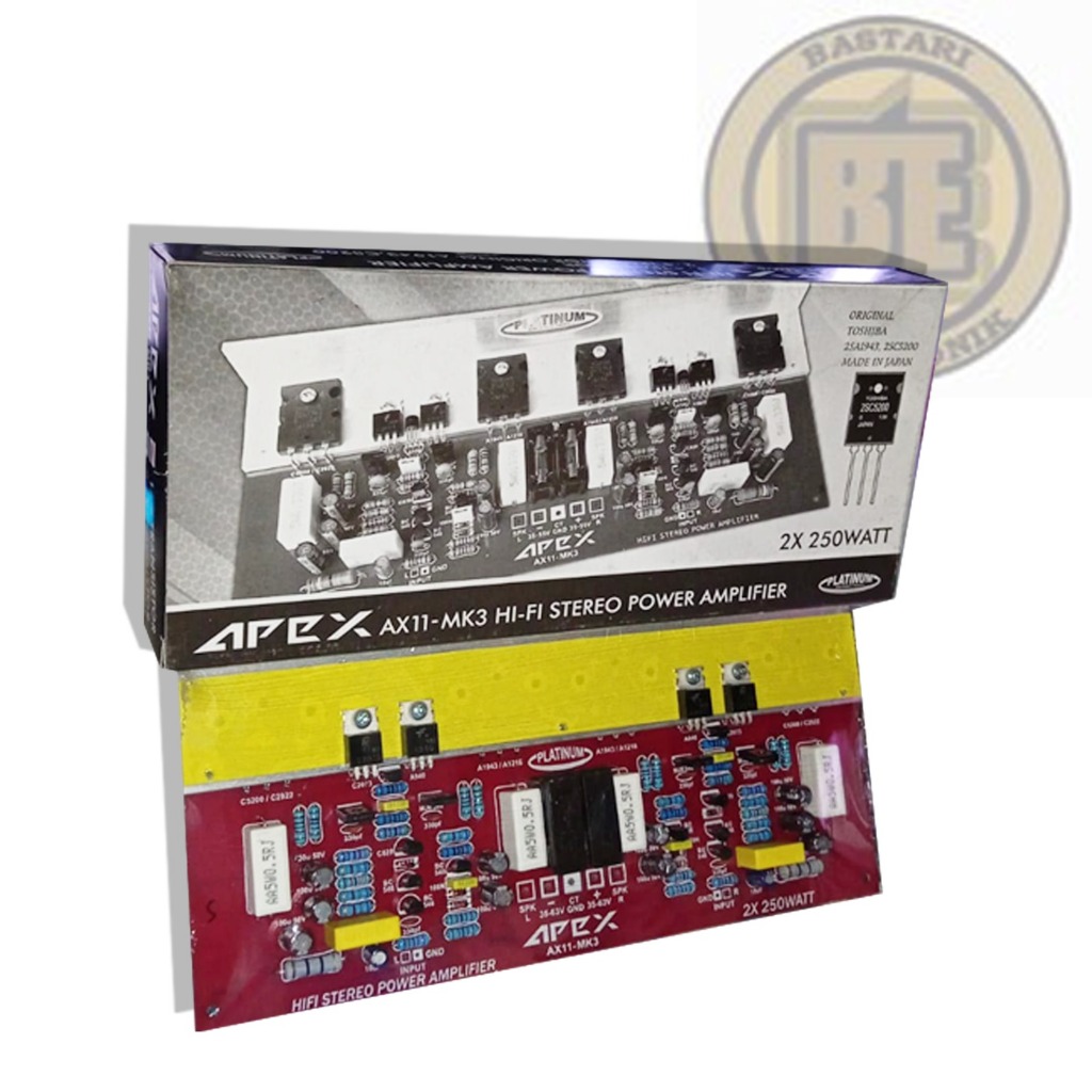Jual KIT POWER STEREO APEX AX11 MK3 500W MK-3 KIT HI FI STEREO POWER ...