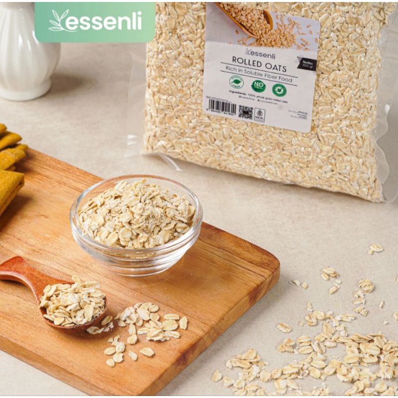 Jual Organic Rolled Oat 1kg/Instan Oat 1kg | Shopee Indonesia
