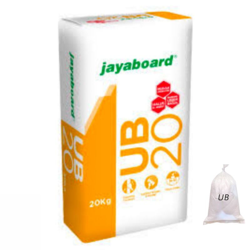 Jual Kompon Gypsum Jaya Board UB20 Kiloan l Tepung Compound Gypsum 1 Kg | Shopee Indonesia