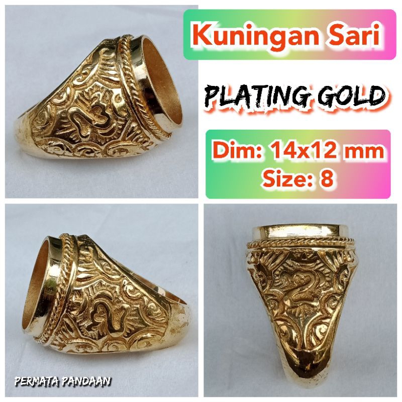 Jual emban batu akik dan permata Kuningan sari.54 | Shopee Indonesia