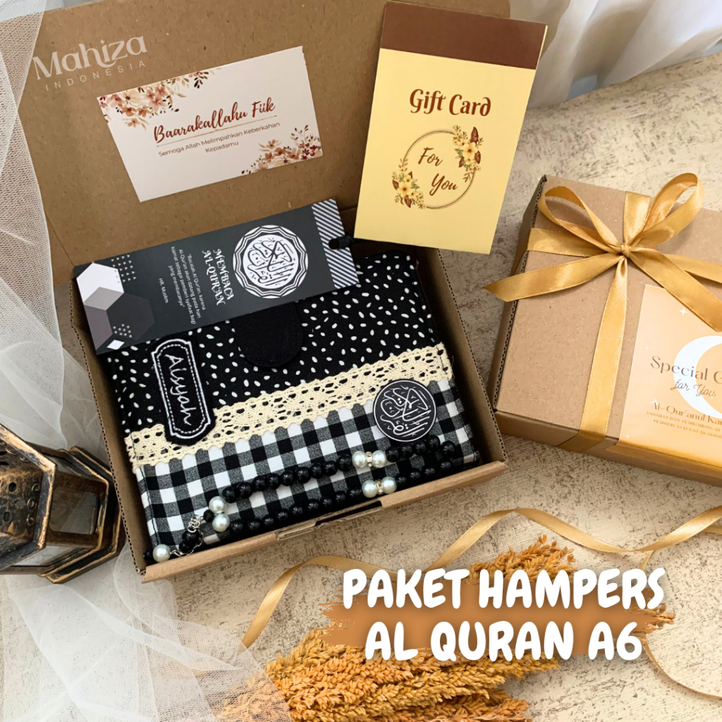 Jual PAKET HAMPERS A - Hampers Premium Alquran kecil A6 Custom Nama ...