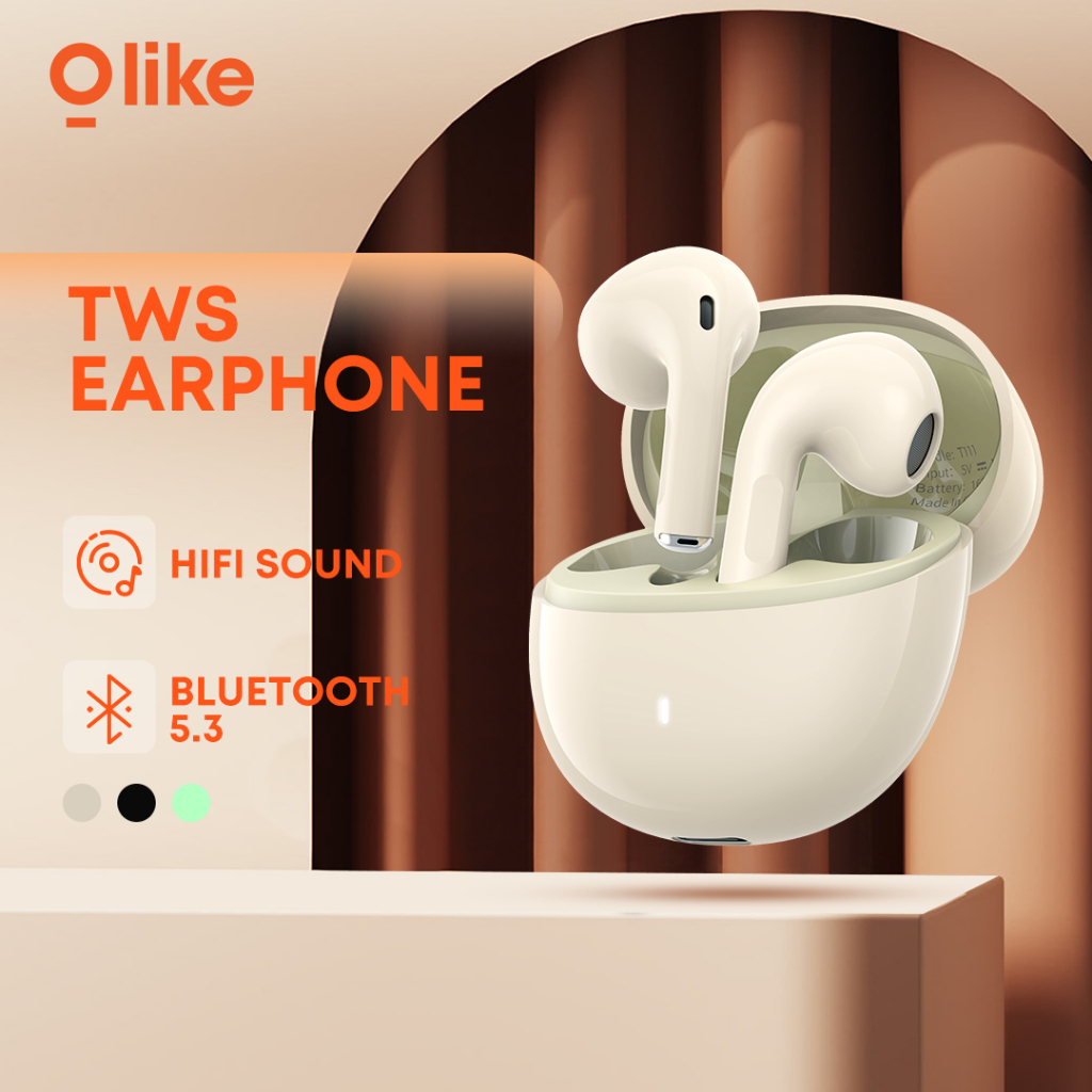 Jual OLIKE TWS T111 Earphone Headset Bluetooth 5.3 Long Standby Time - Hifi Sound Quality ...