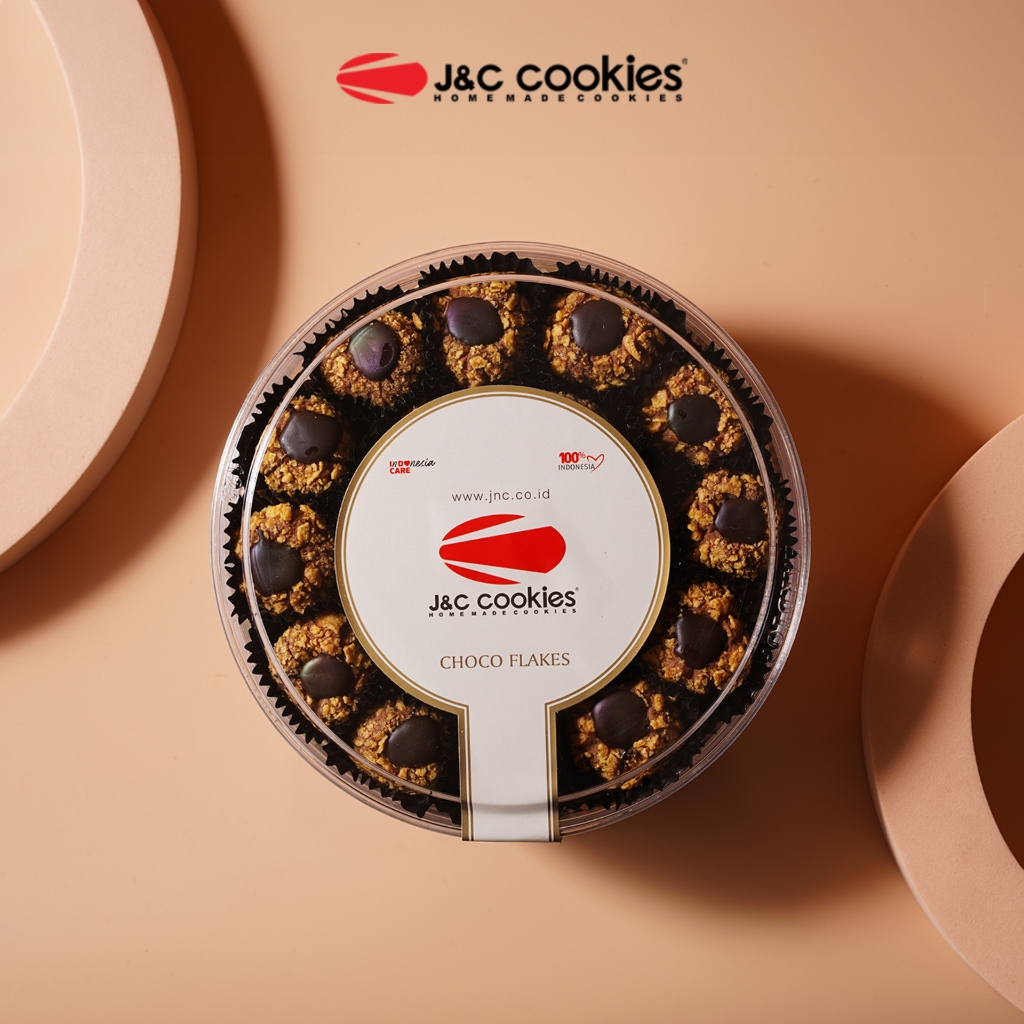 Jual J&C Cookies Kue Kering JNC Choco Flakes | Shopee Indonesia