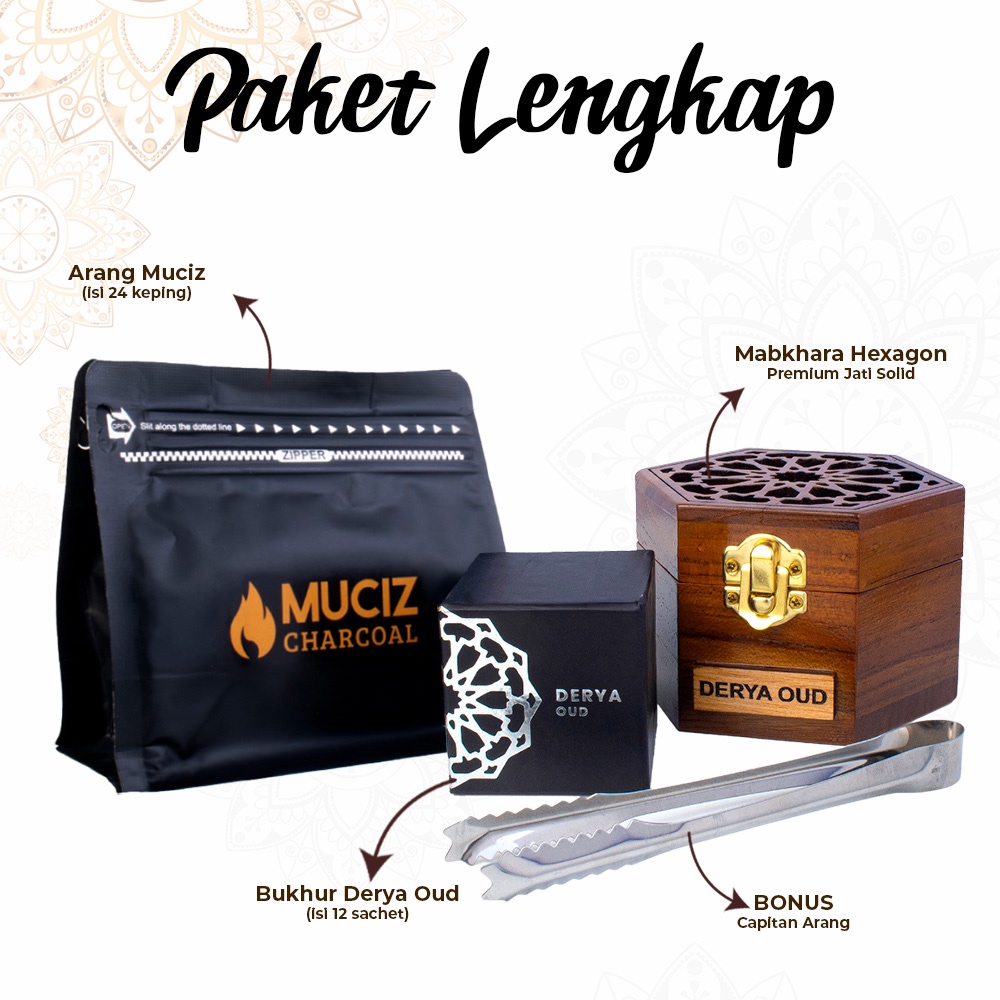 Jual Derya Oud Bukhur Arab Aromaterapi Ruangan BENUKOKKA | Shopee Indonesia