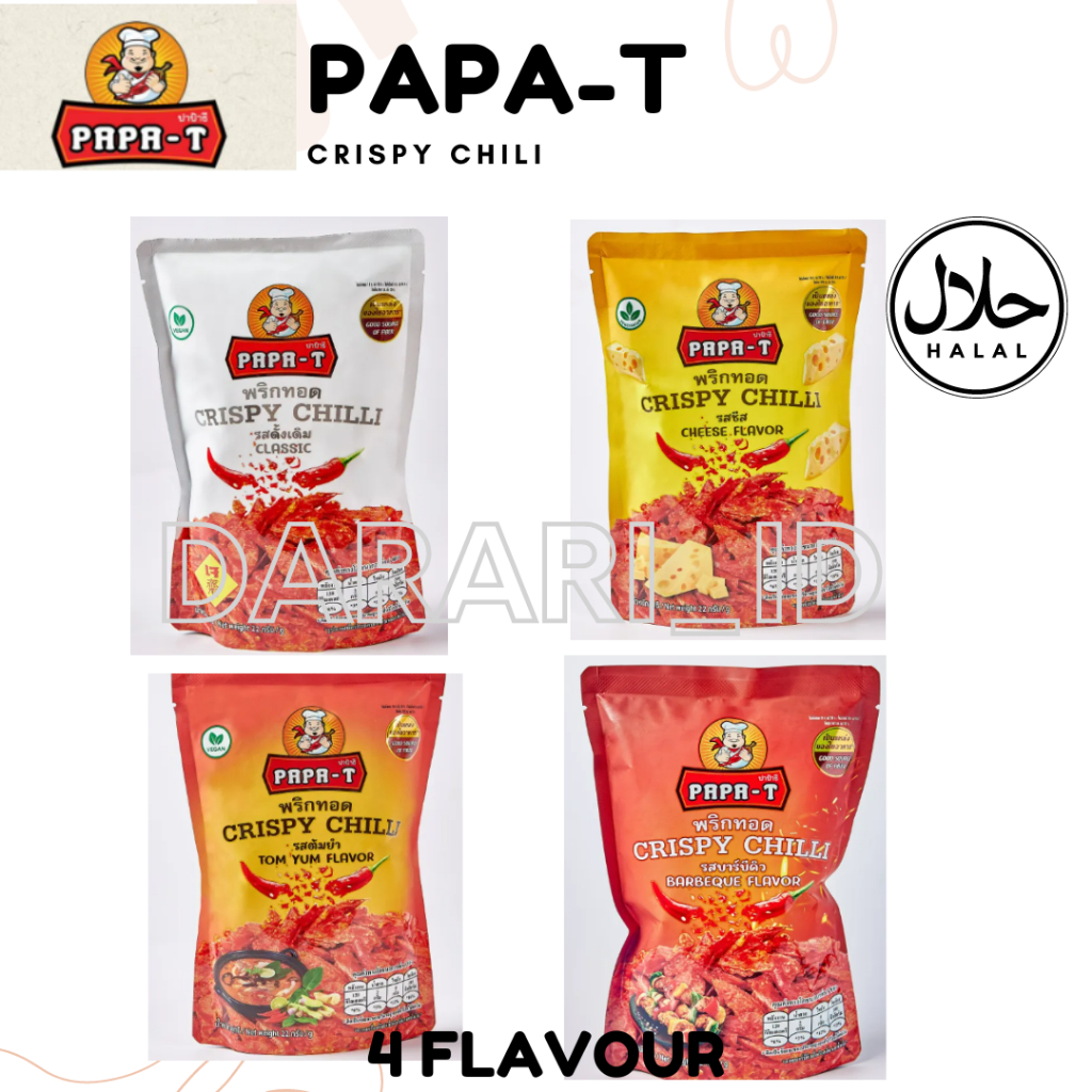 Jual CABE KERING SNACK THAILAND SNACK HALAL DRIED CHILI CRISPY | Shopee ...