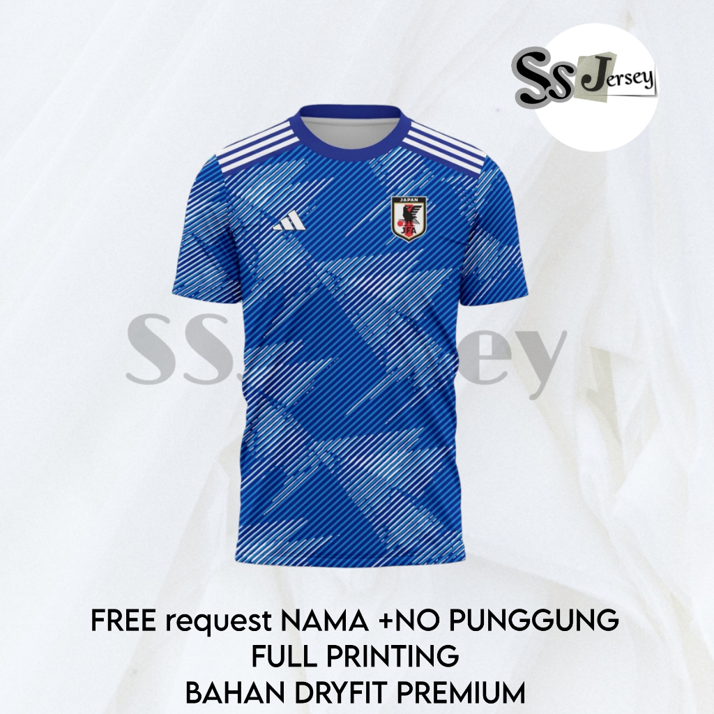 Jual Jersey Timnas Japan World Cup 2022 Full Printing (Free Request ...