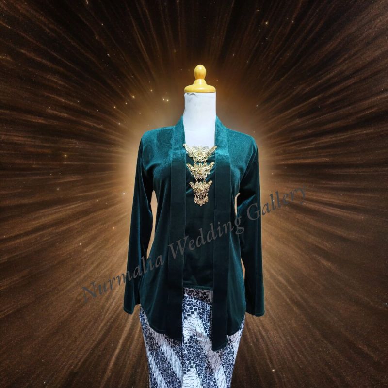 Jual Kebaya Bludru Kutu Baru Polos Termurah | Shopee Indonesia