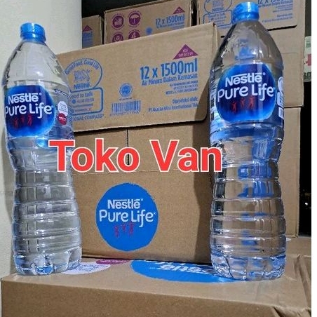 Jual NESTLE Pure Life 1500 ml isi 12 botol | Shopee Indonesia