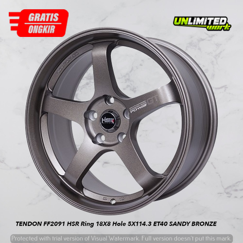 Jual Velg Racing HSR R18 Warna Bronze Palang Lima Buat Mobil Xpander ...