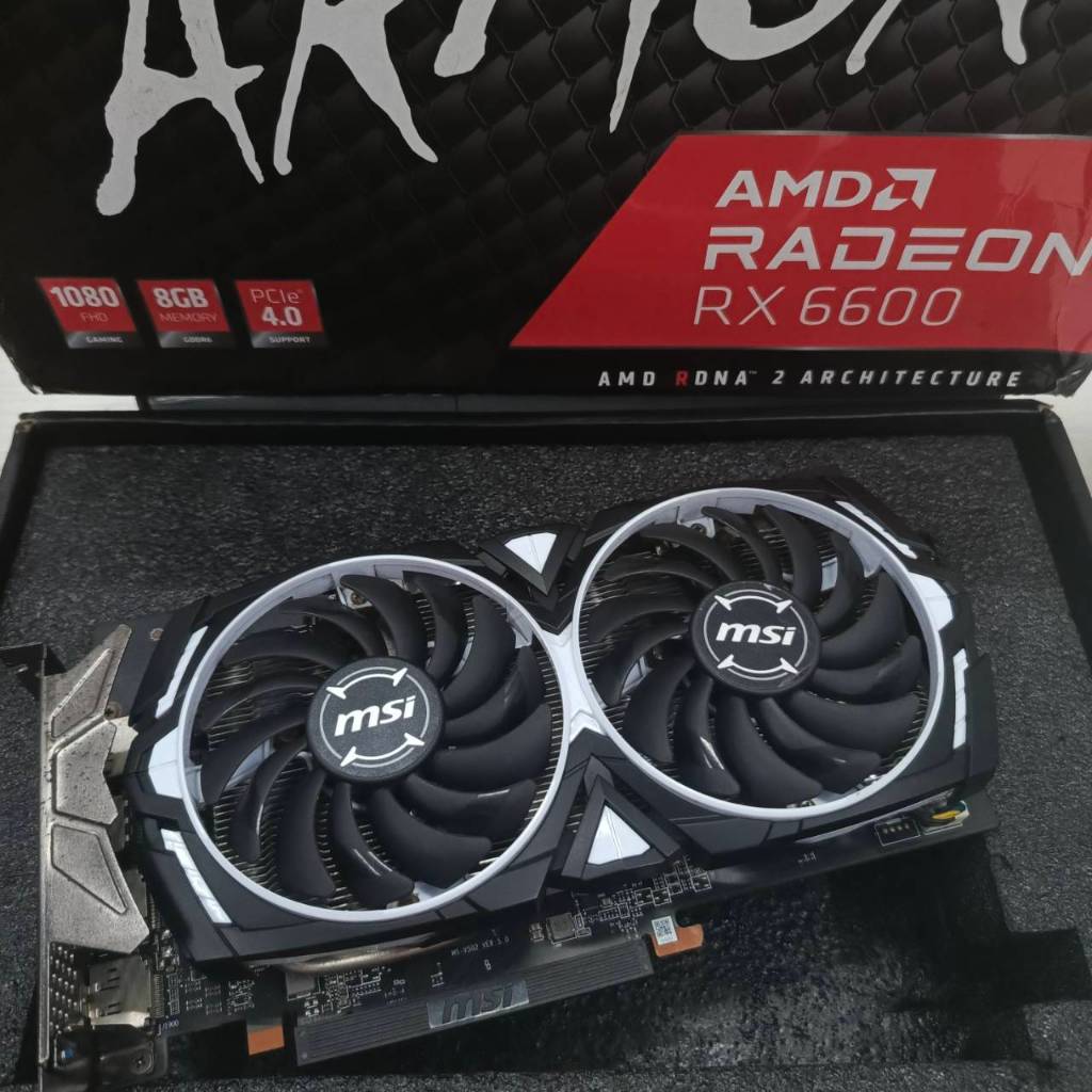 Jual MSI RX 6600 8GB ARMOR // VGA GAMING // GPU GAMING // RX6600 ...