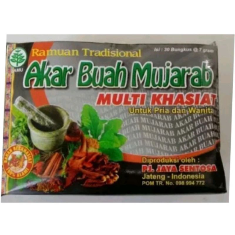 Jual Akar Buah Mujarab Jamu Tradisional Multi Khasiat ABM Isi 30 Sascet ...