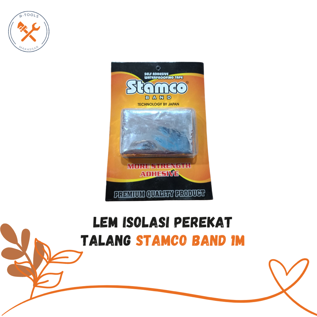 Jual Lem Isolasi Perekat Anti Bocor STAMCO BAND 1m | Shopee Indonesia