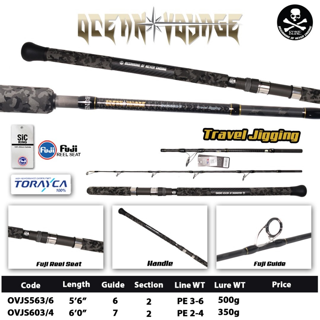 Jual PUSATPANCING5 - Joran Pancing Jigging Bone Ocean Voyage Travel ...