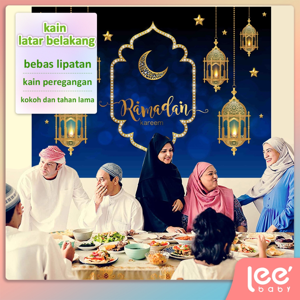 Jual BACKDROP SPANDUK Wallpaper Muslim, poster, Perlengkapan Dekorasi ...