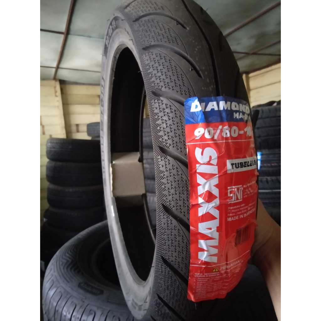 Jual Ban Sepeda Motor Maxxis Diamond Tubeless ukuran 70/90-14, 80/90-14 ...