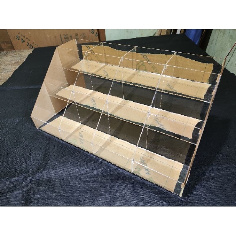 Jual Rak kopi sachet/rak bumbu akrilik 40cm | Shopee Indonesia